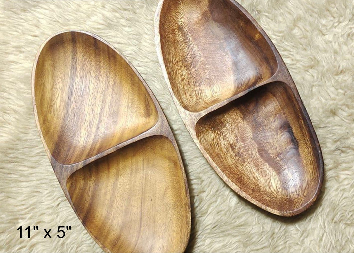 Oval wooden plate – EveGrocer